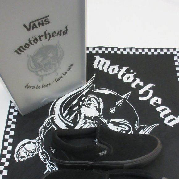 Vans | Shoes | Vans X Motorhead Skate Slip On Shoes Deluxe Box Set With ...